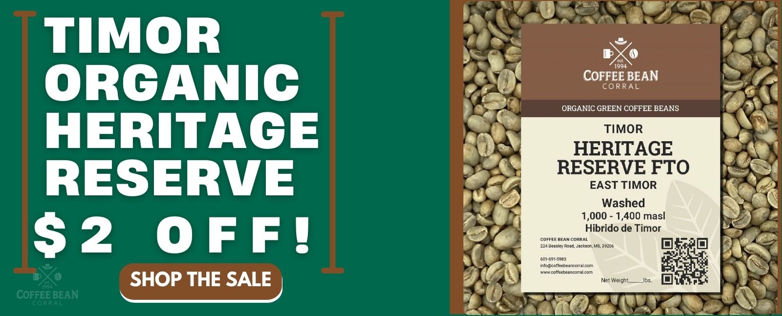 Buy Green Coffee Beans - Coffee Bean Corral